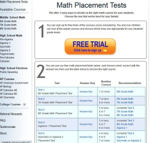 Free Math Placement Test Online | It's a Lovely Life!