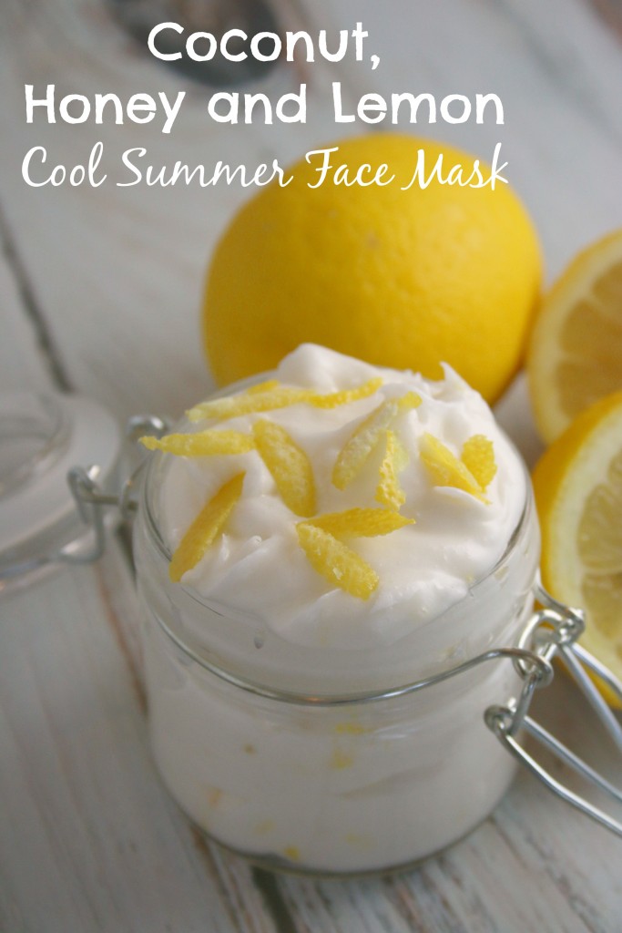 Coconut and Lemon Face Mask | It's a Lovely Life!
