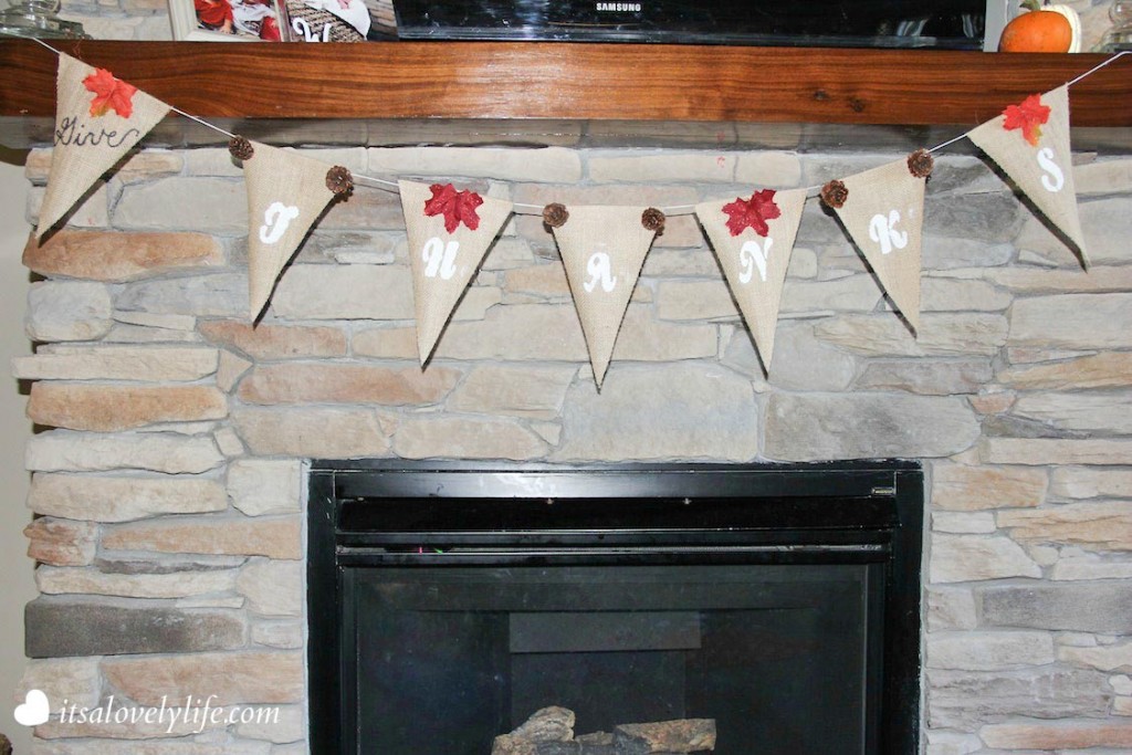 Thanksgiving Pennant Banner | It's a Lovely Life!