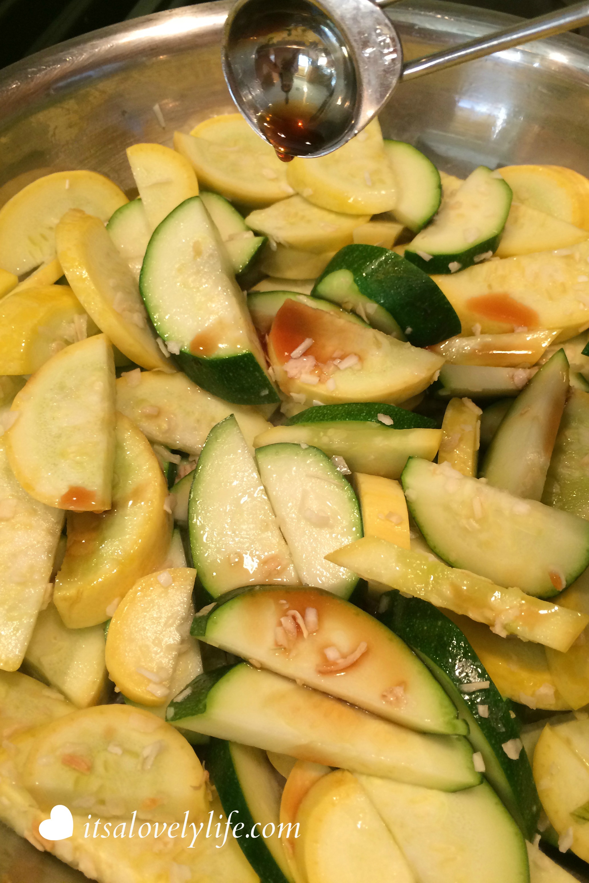 Vanilla Infused Zucchini & Yellow Squash Step6-2 | It's a Lovely Life!