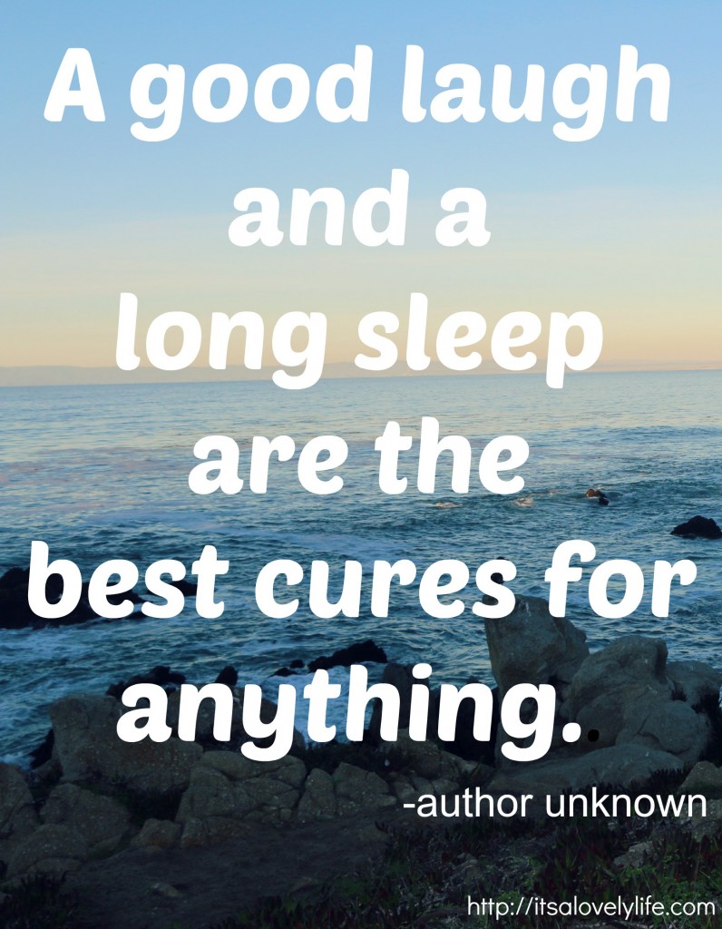 Three things everyone needs to do to get better sleep | It's a Lovely Life!