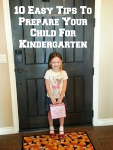 10 Easy Tips To Prepare Your Child For Kindergarten | It's a Lovely Life!