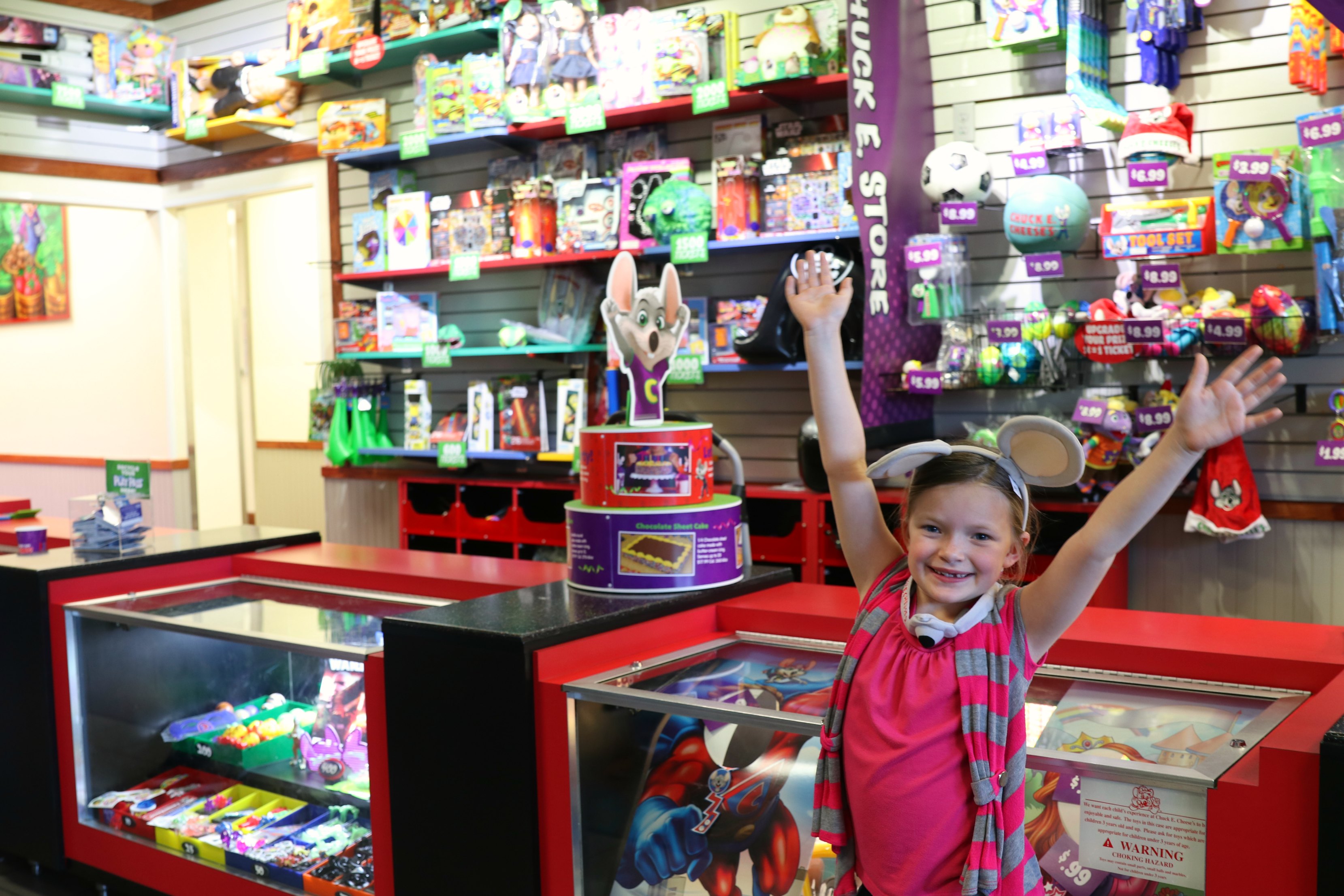 Chuck E. Cheese’s prizes | It's a Lovely Life!