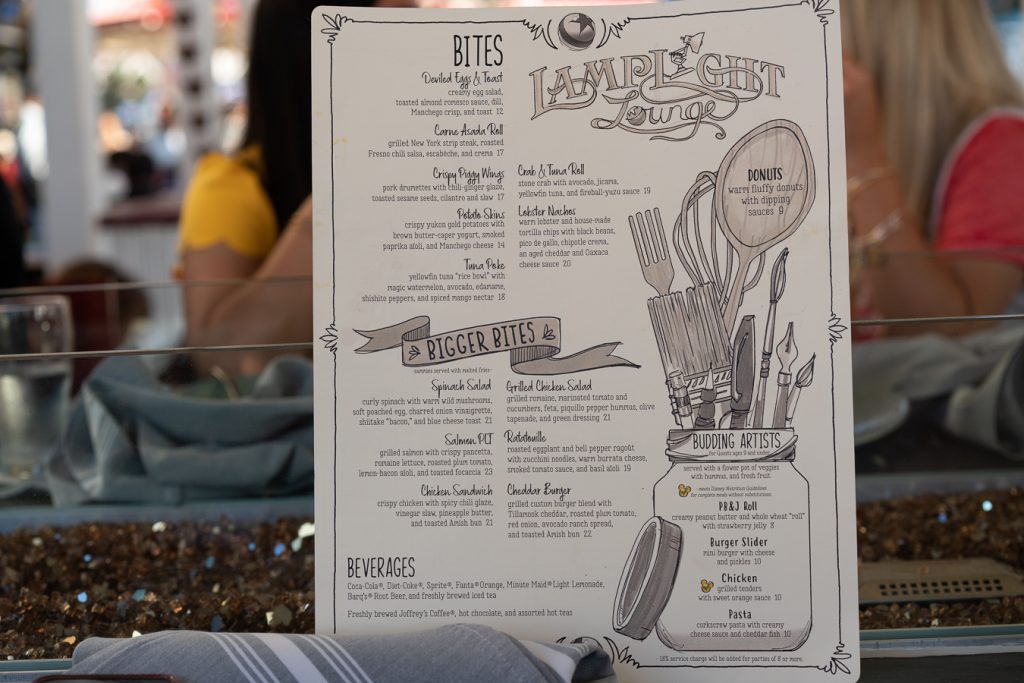 Lamplight Lounge Menu | It's a Lovely Life!